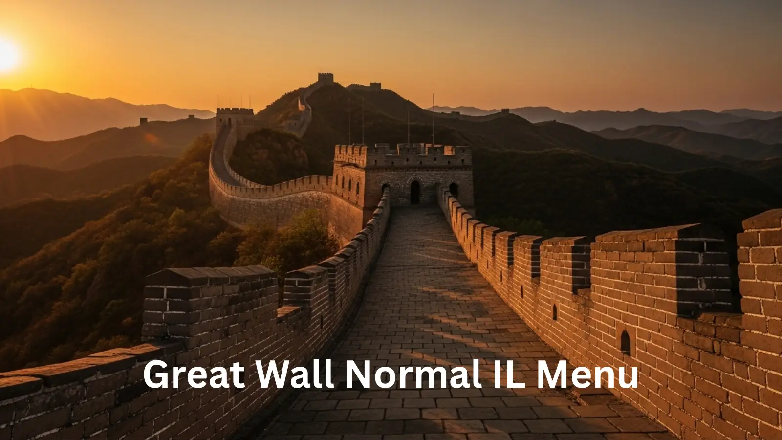 Great Wall Normal IL Menu & Prices