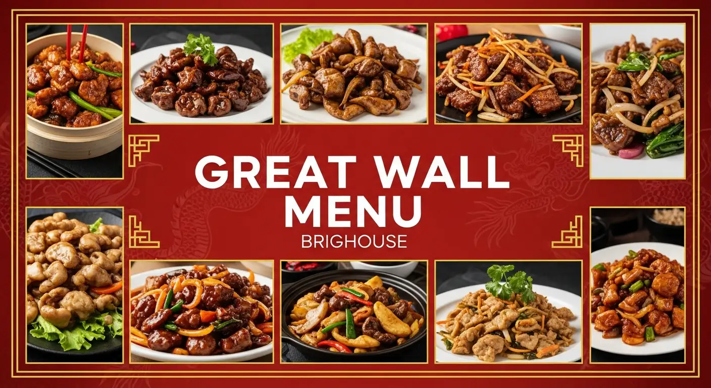 Great Wall Brighouse Menu With Updated Prices | 2025