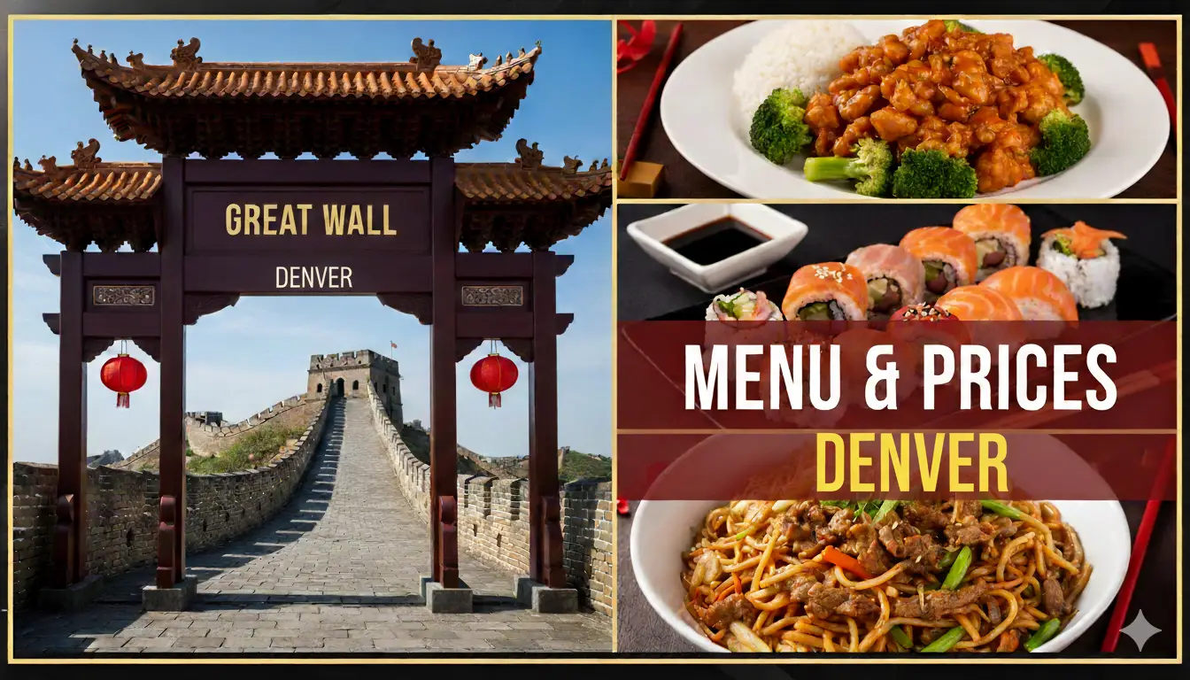 Great Wall Denver Menu & Prices | Updated 2026